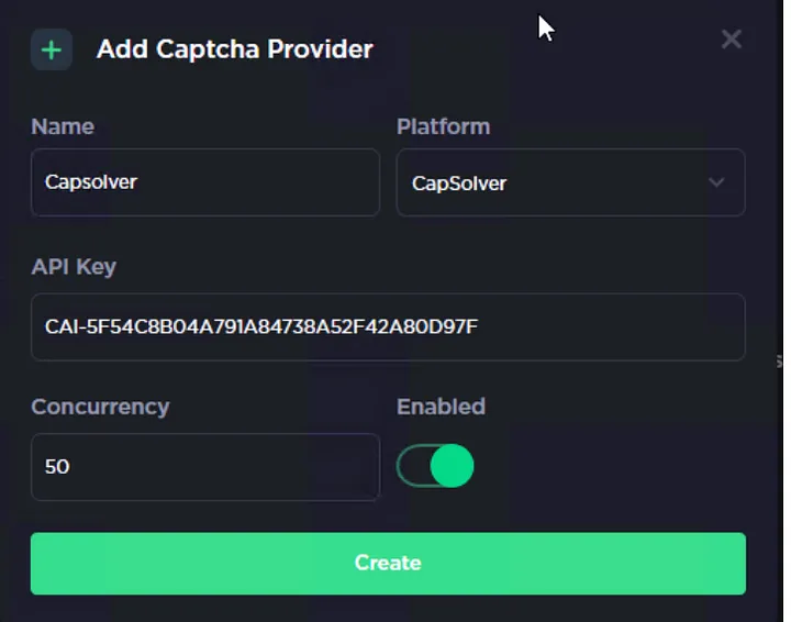 How to setup Capsolver on Cybersole