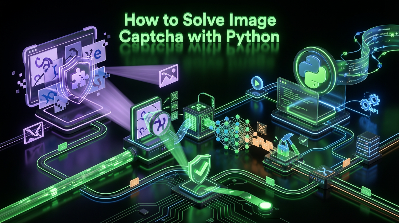 How to solve image captcha with Python